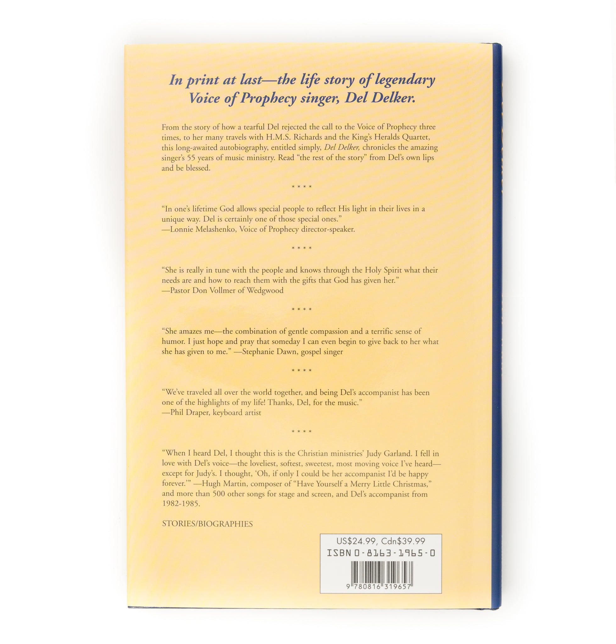 Her Story - Book About the Life of Del Delker – Voice of Prophecy